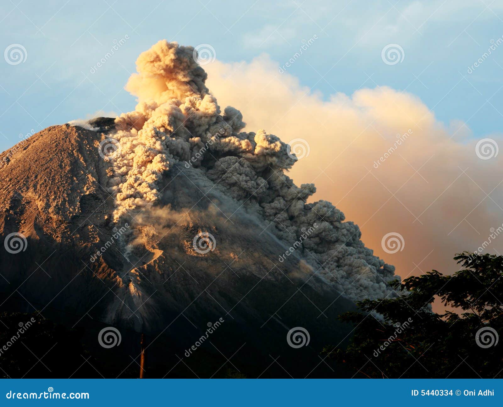 Volcanic Eruption Mountain Activity Stock Photo - Image of hike ...