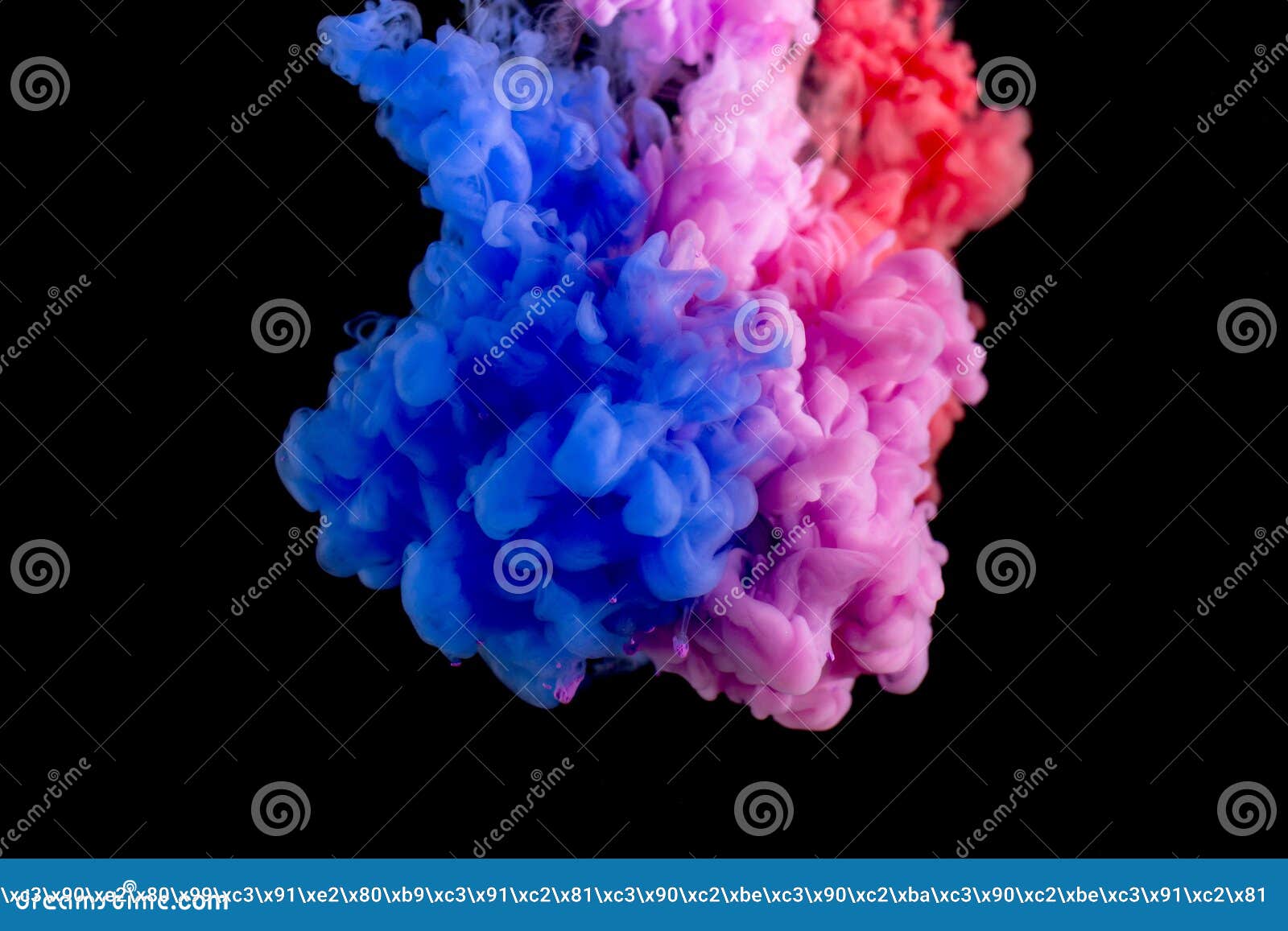Volcanic Explosion of Bright Colors. Stock Image - Image of movement ...