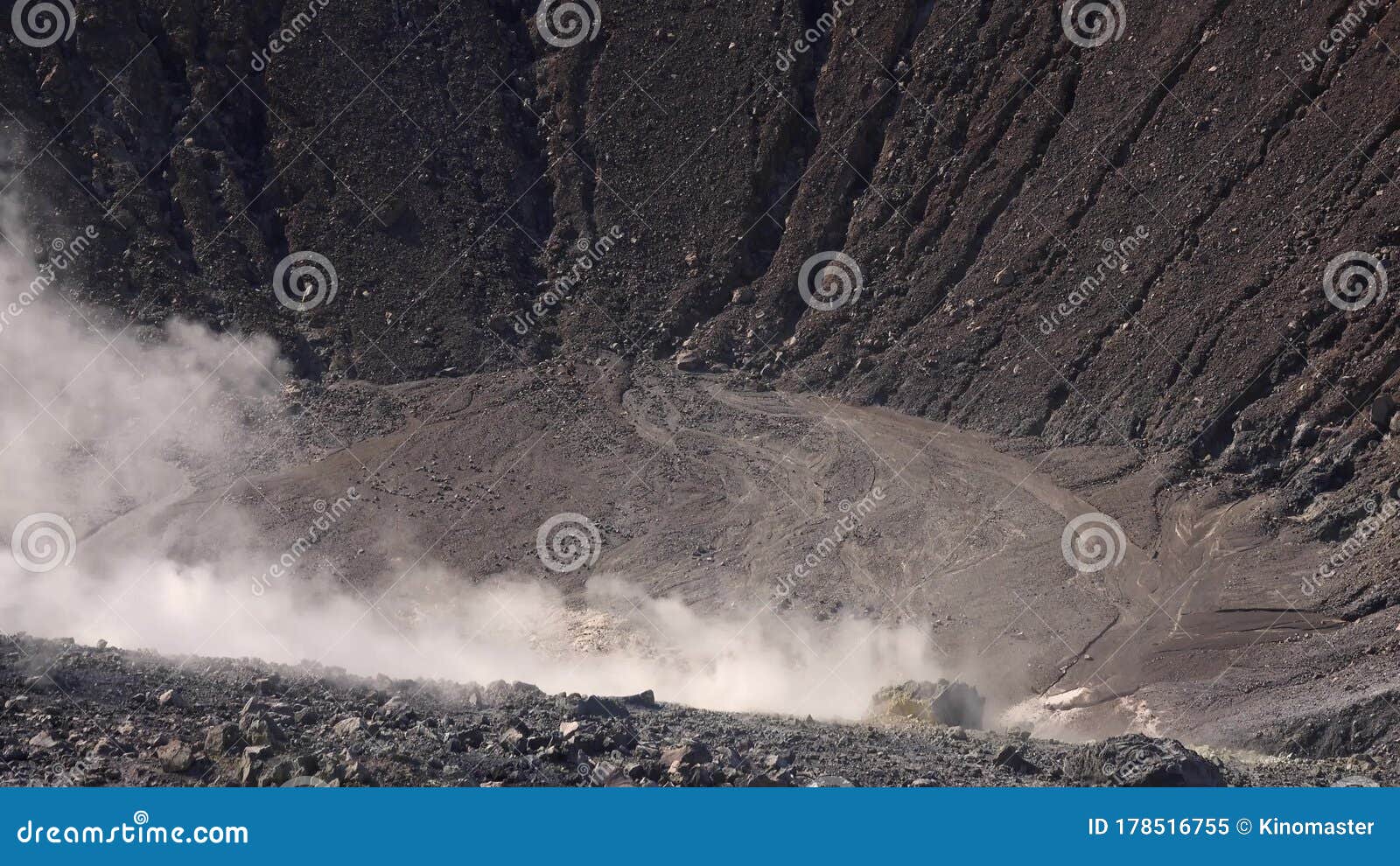Volcanic Gas Exiting through Fumaroles on Grand or Fossa Crater of ... Volcanic Gas Exiting through Fumaroles on Grand or Fossa Crater of ...