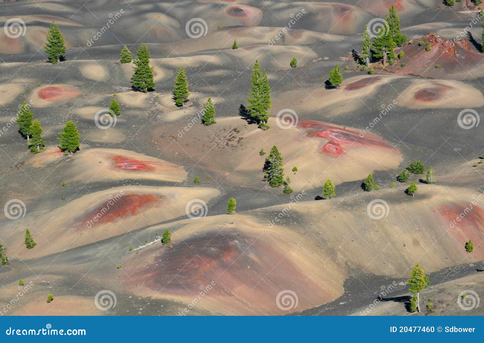 Volcanic Hills, Lassen Volcanic National Park Stock Photo - Image of ...