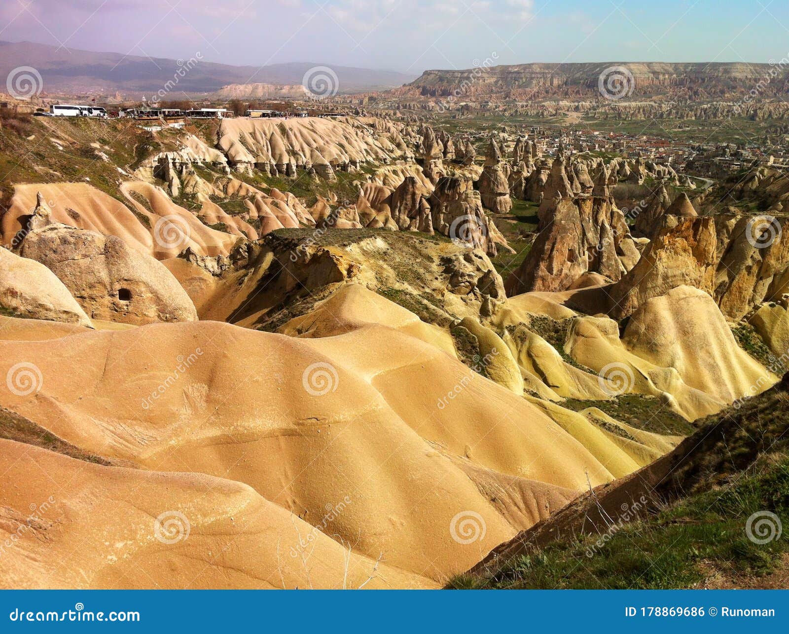Volcanic Landforms from Cappadocia Stock Photo - Image of nature ...