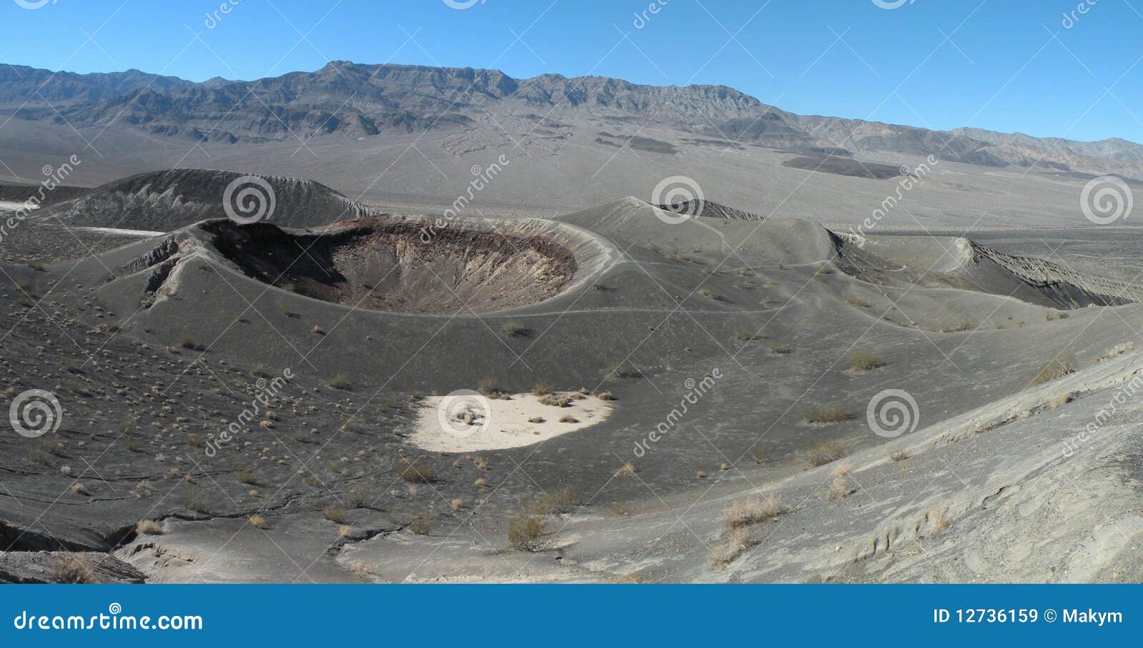 Volcanic Landscape stock image. Image of landmark, horizon - 12736159
