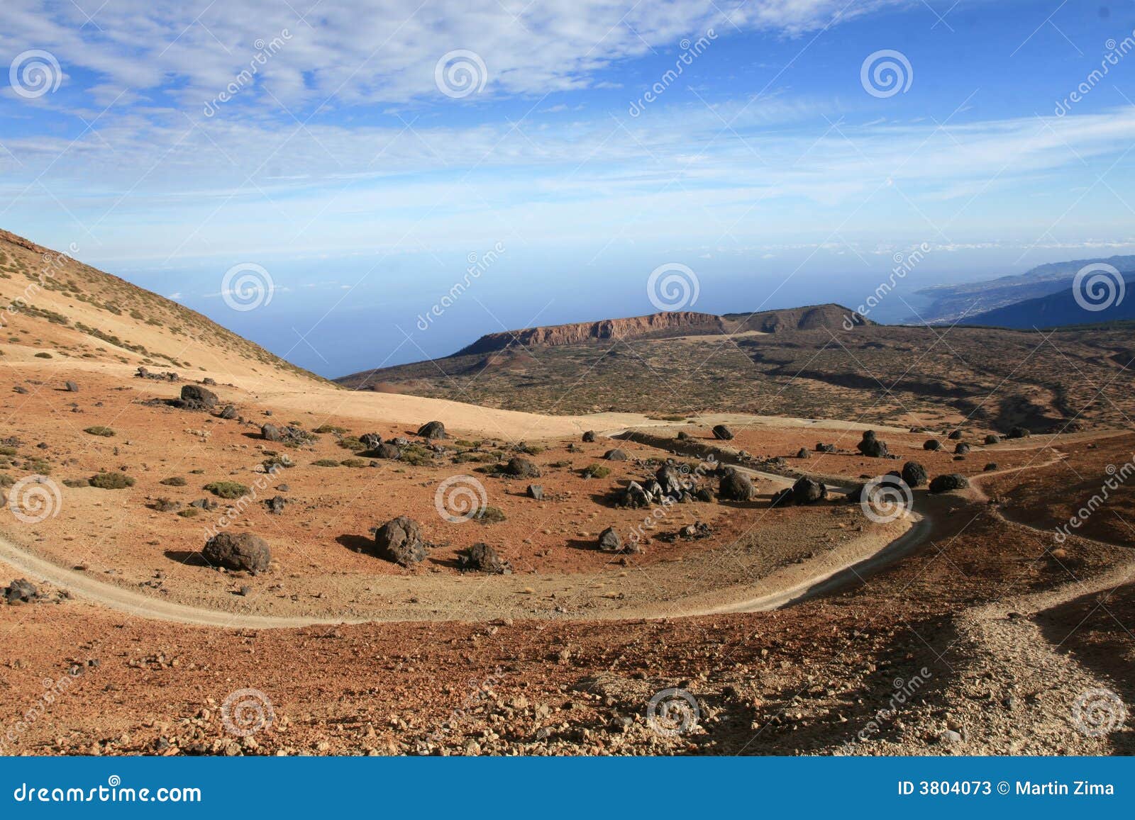 Volcanic landscape stock image. Image of coast, tenerife - 3804073