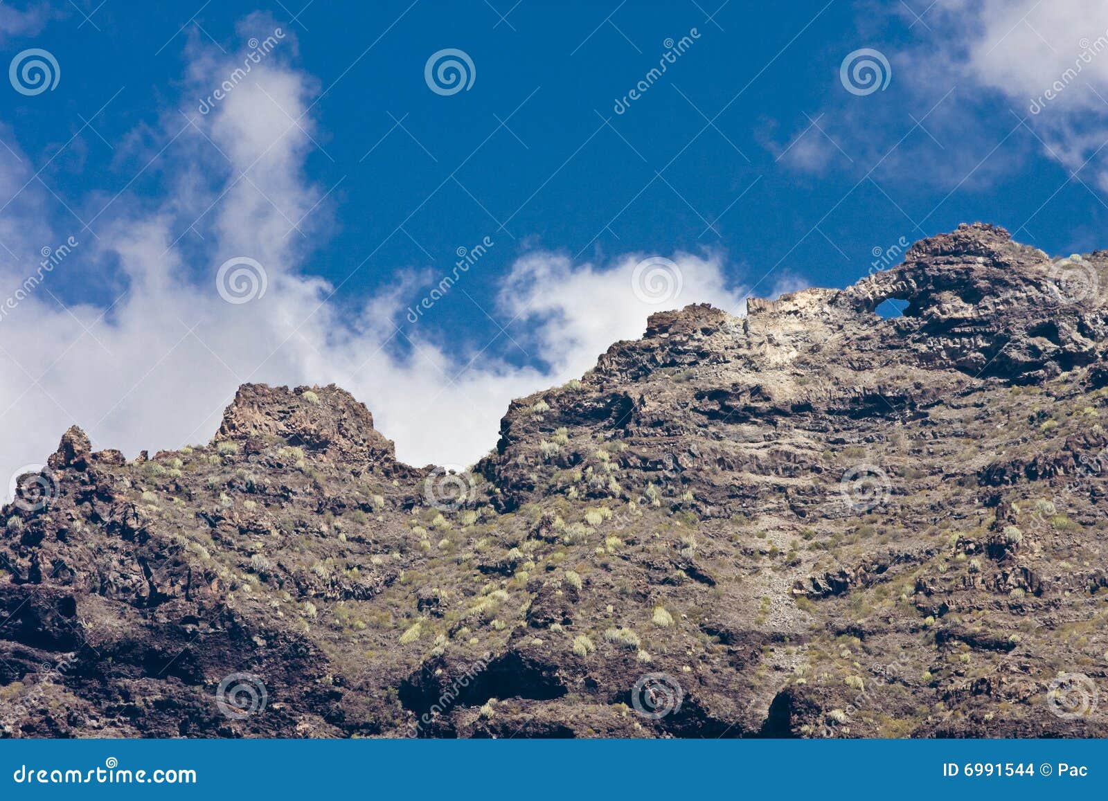 Volcanic landscape stock photo. Image of volcano, tenerife - 6991544