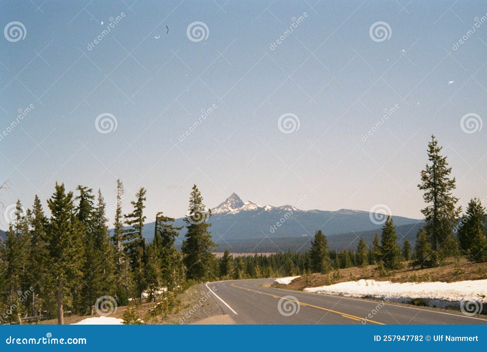Volcanic Landscape in the Cascade Range, California Stock Photo - Image ...