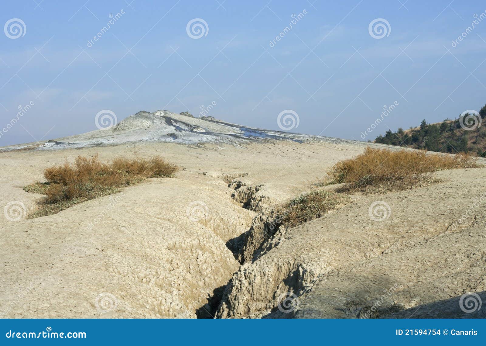 Volcanic Landscape With Lagoons In Lauca National Park, Chile. Stock ...