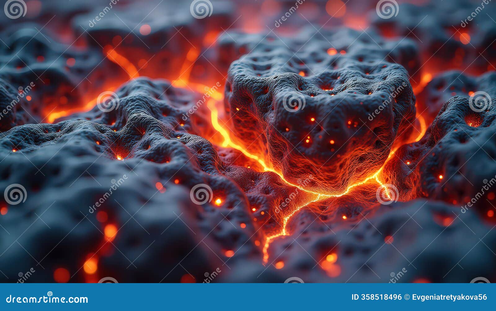 Volcanic Lava Texture Background. Elements and Nature Strength Stock ...