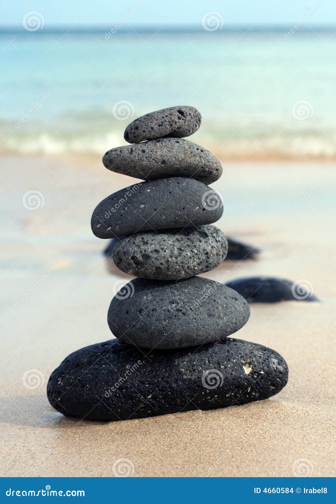 Volcanic Pebbles in the Beach Stock Photo - Image of ocean, coast: 4660584