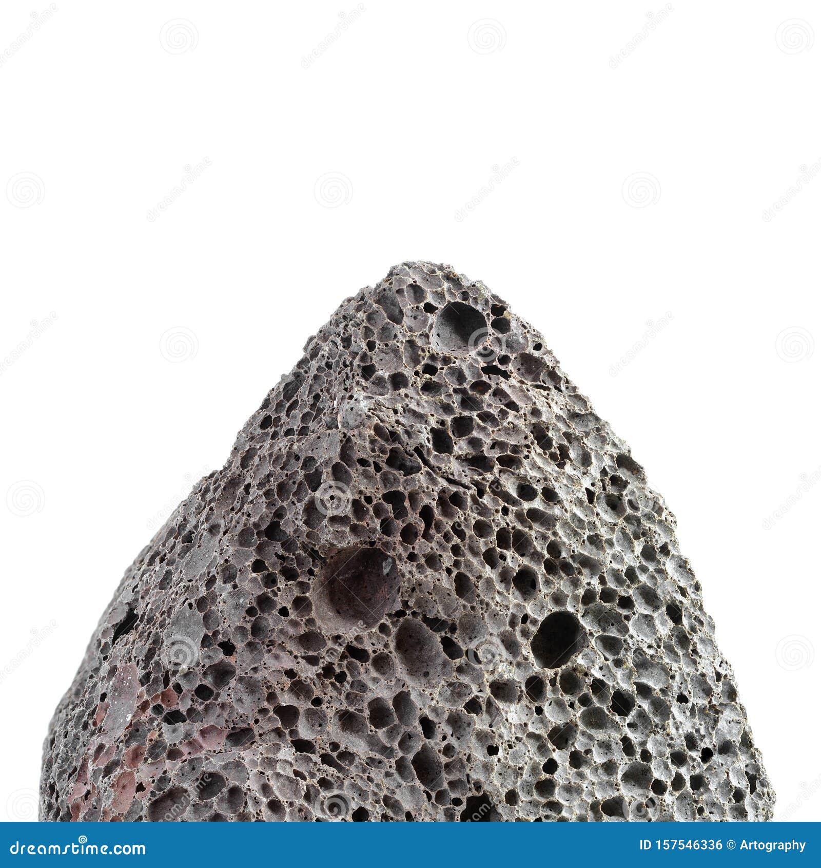 Pumice stone stock photo. Image of pitted, grey, geology - 157546336