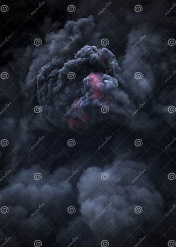 Volcanic Pyroclastic Flow Volcano Eruption Stock Photo - Image of ...