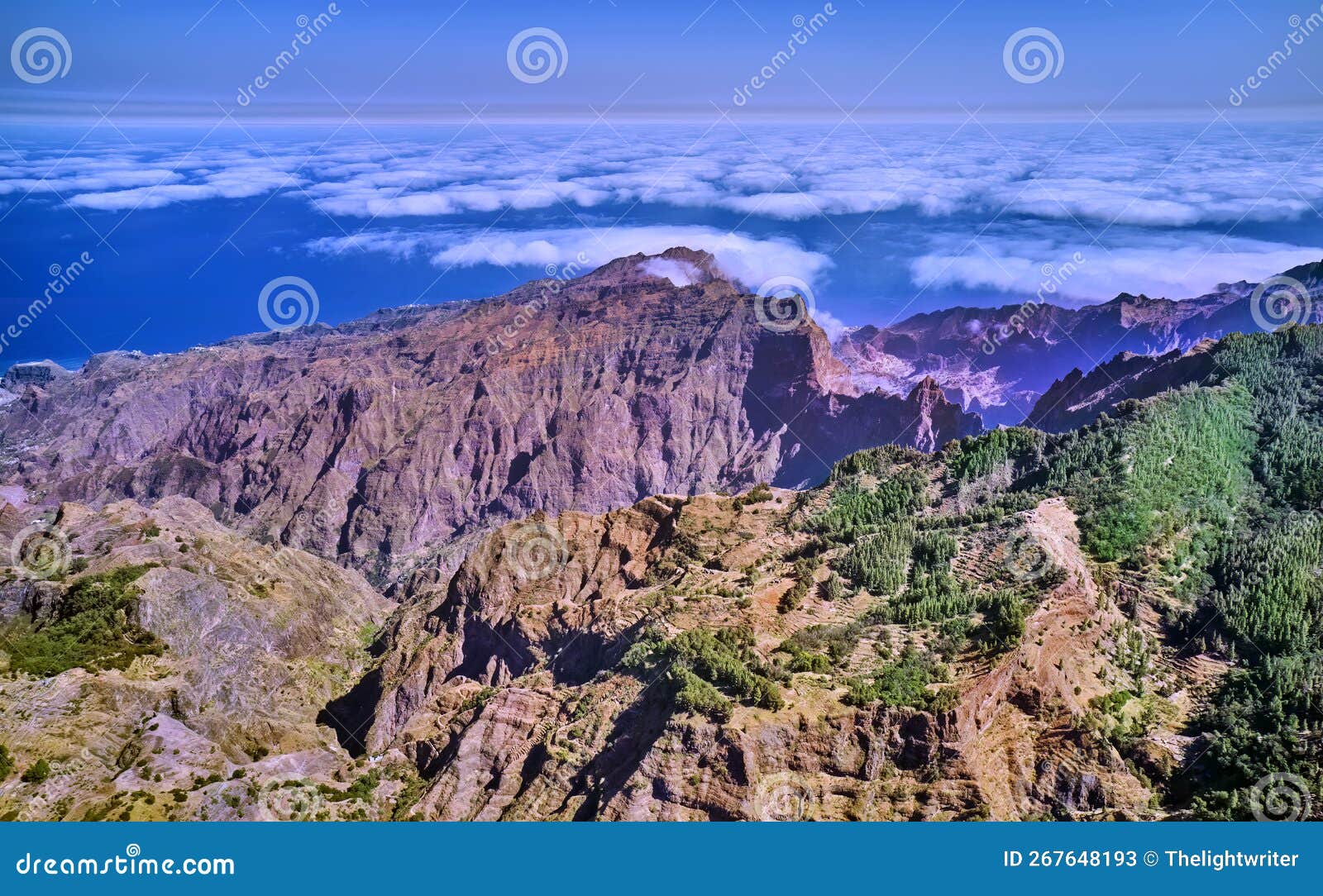 Volcanic Rock Formation on Island of Cabo Verde Stock Image - Image of ...