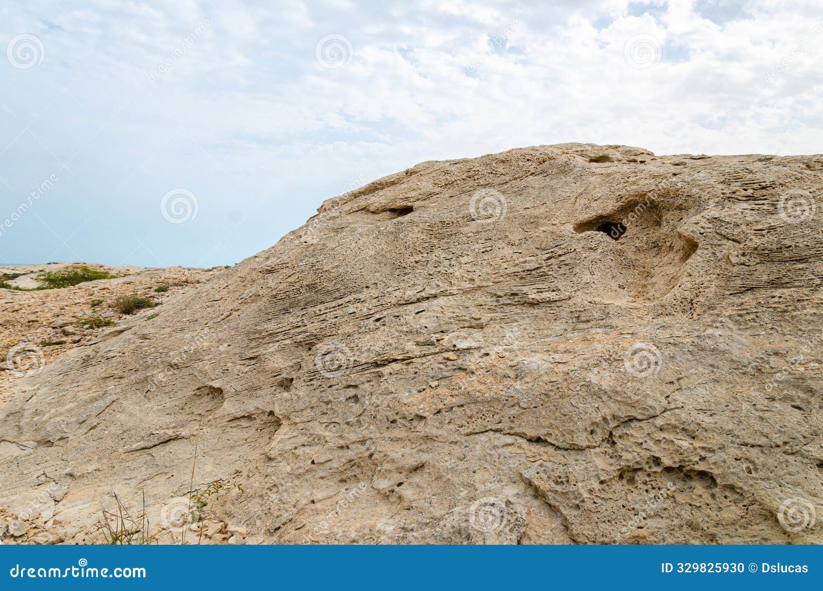 Volcanic Rocks at Al Ghariya, Qatar Stock Photo - Image of hard, brown ...