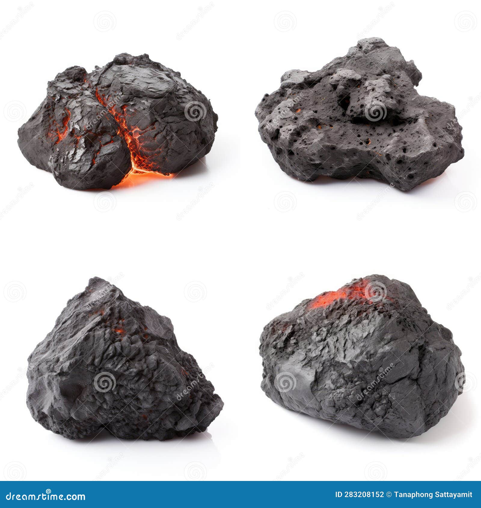 Volcanic rocks stock illustration. Illustration of light - 283208152