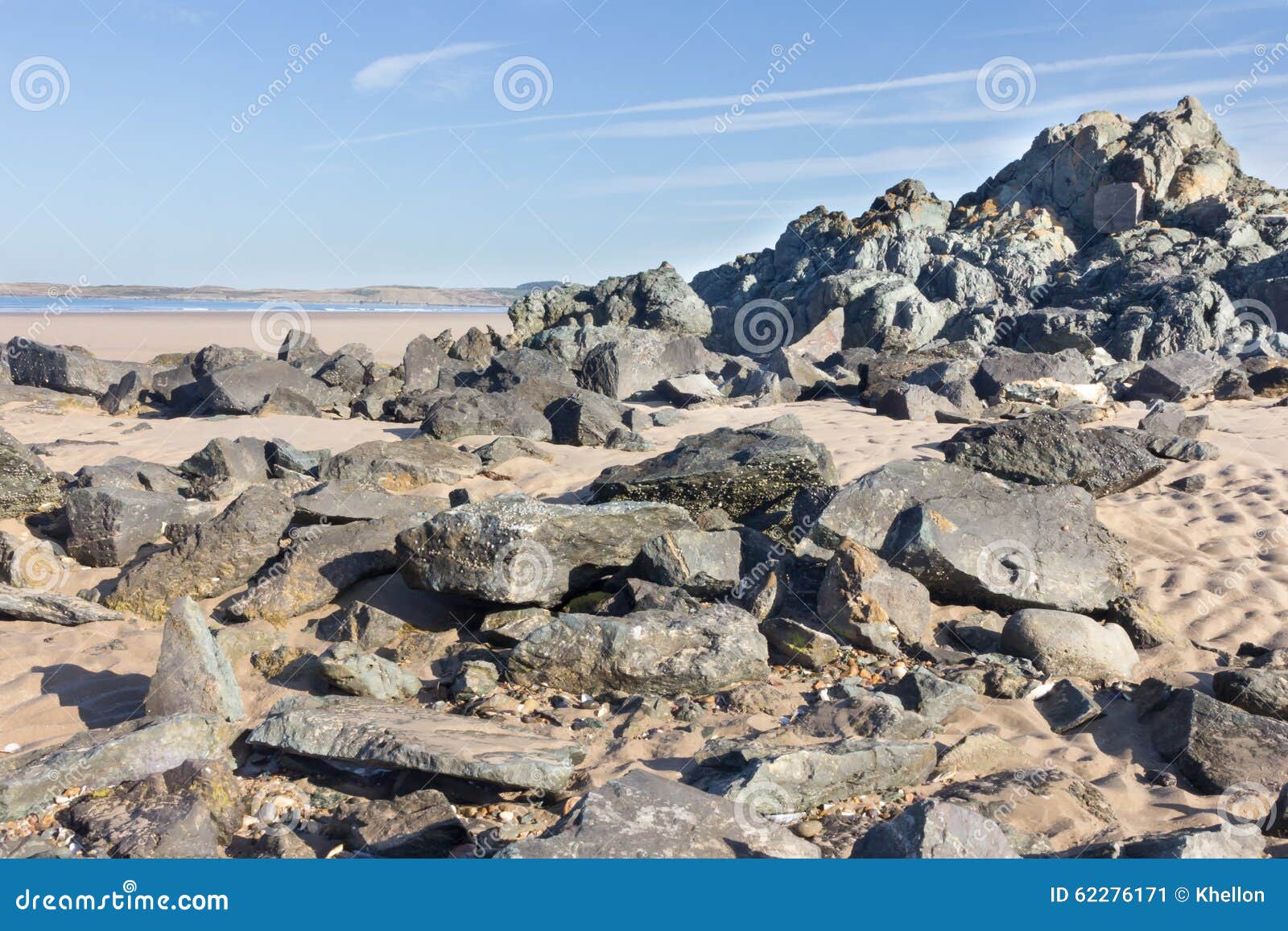 Volcanic rocks stock image. Image of anglesey, volcanic - 62276171