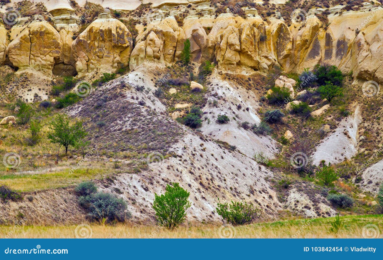 Volcanic Rocks in Turkey, Textur Background Limestone Sandstone Stock ...