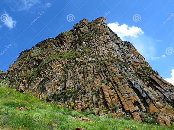 Volcanic roks stock image. Image of spring, hike, blue - 5497411