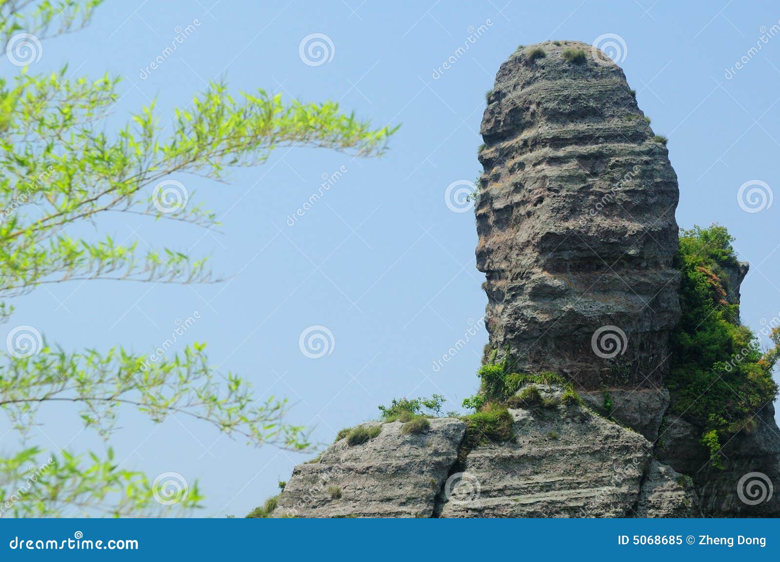 Volcanic sedimentary rock stock image. Image of tourism - 5068685