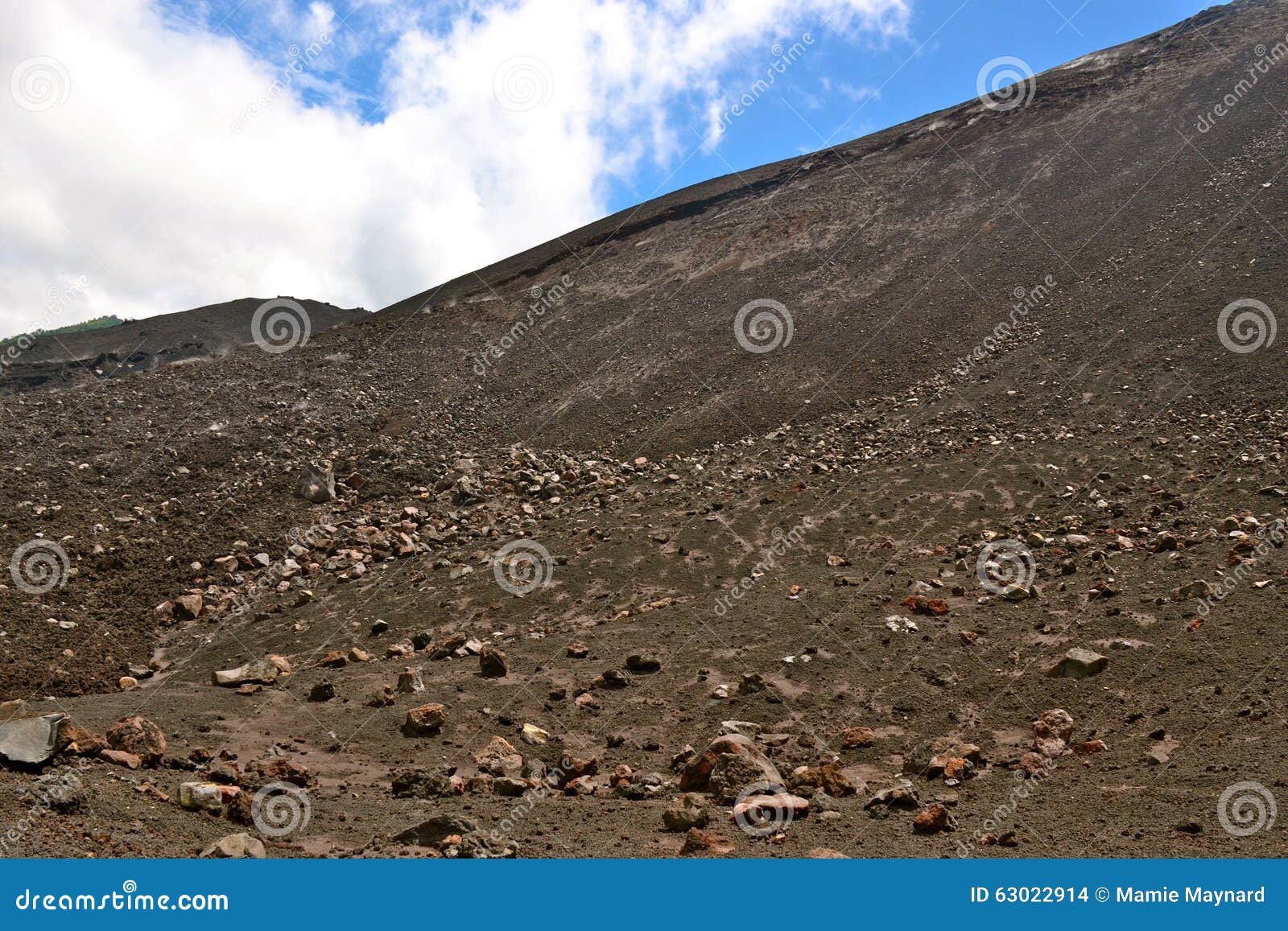 Volcanic Slopes stock photo. Image of rock, mountain - 63022914