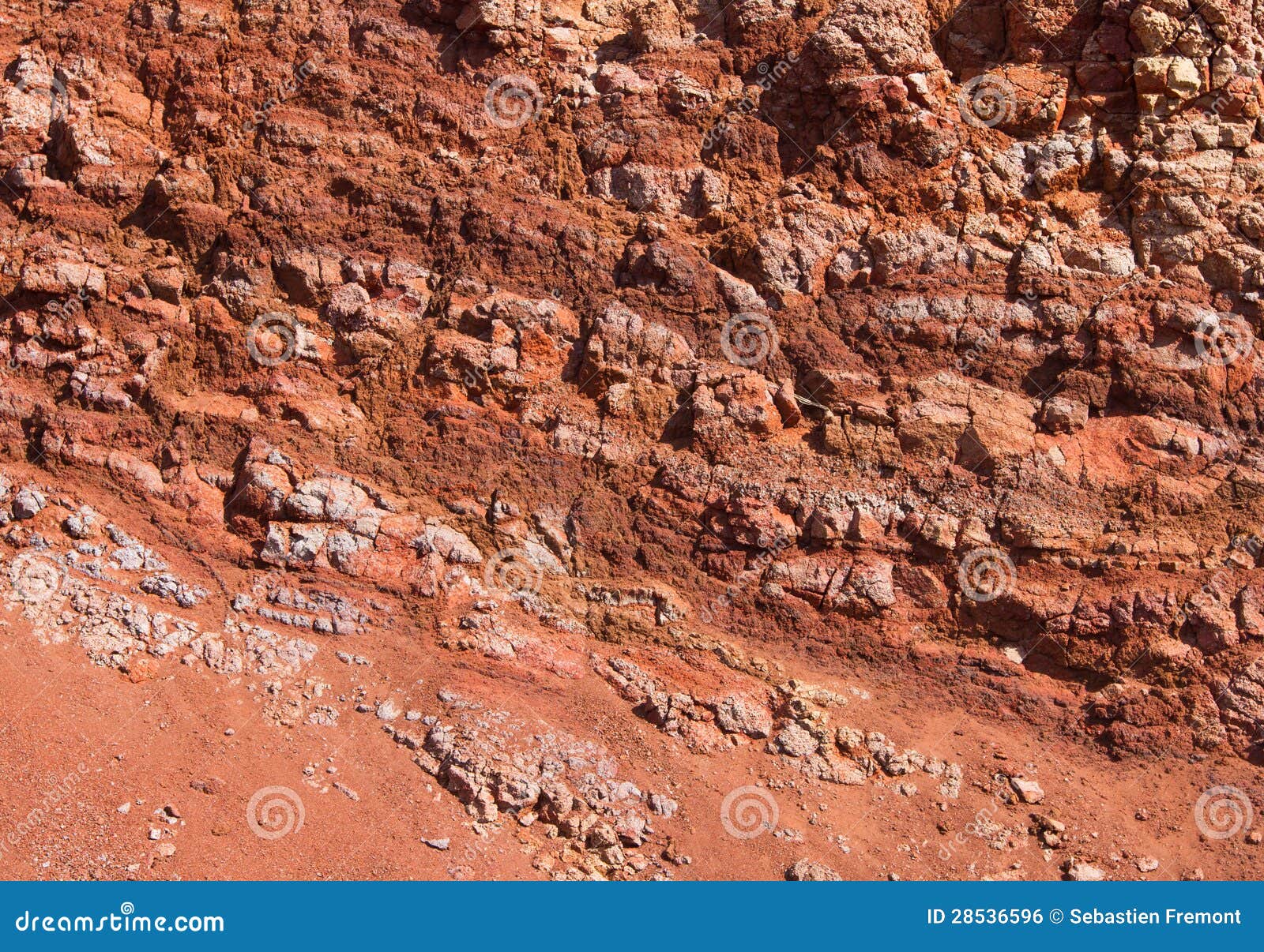 Volcanic soil stock photo. Image of outdoors, striations - 28536596