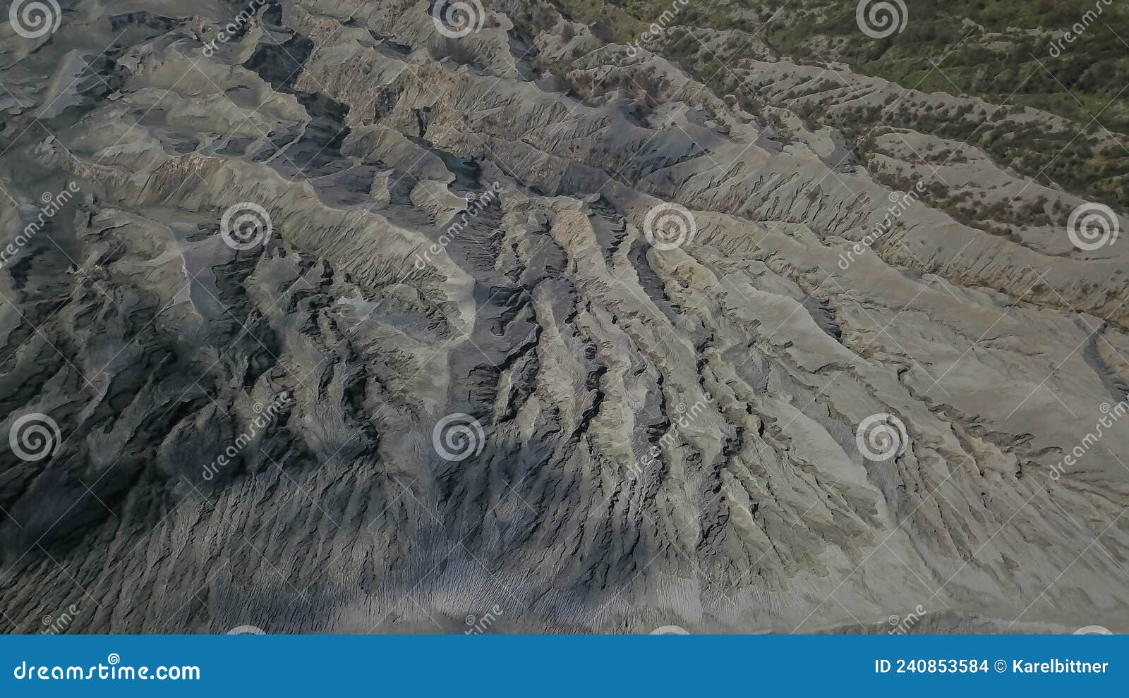Volcanic Soil Texture at the Foot of Mount Bromo, Indonesia Stock Photo ...
