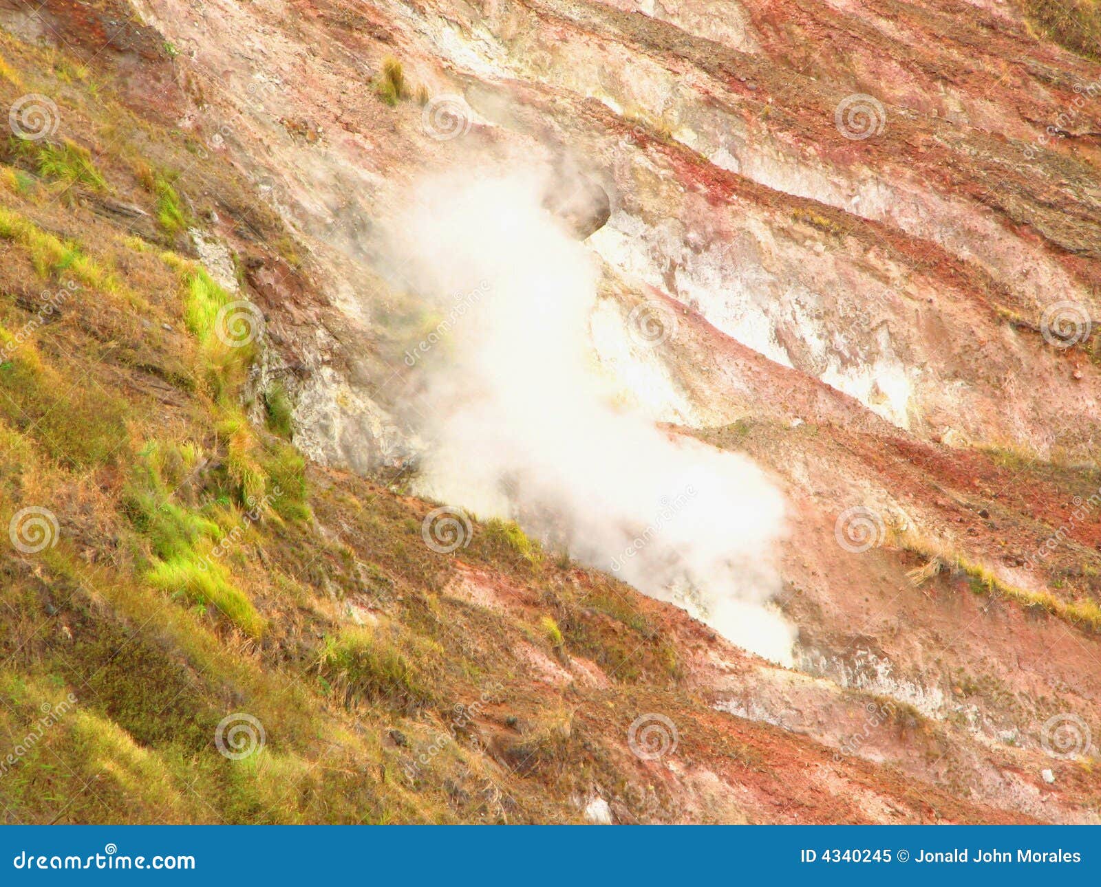 Volcanic Steam Picture. Image: 4340245