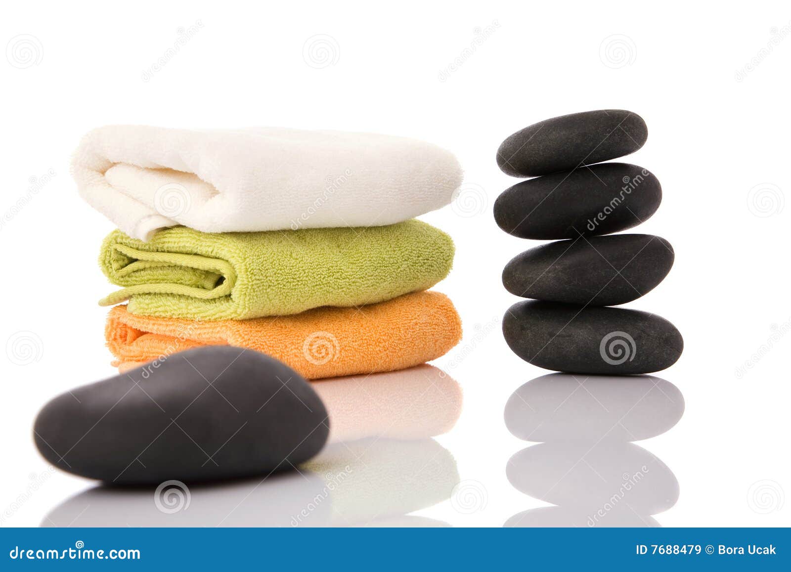 Volcanic stone massage stock image. Image of skin, sensuality - 7688479
