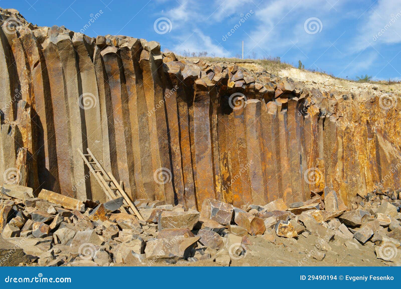 Volcanic stones stock photo. Image of mountain, rusty - 29490194