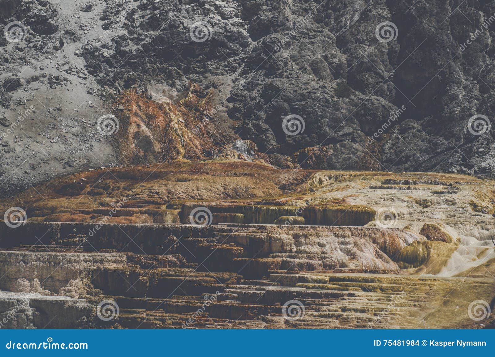 Volcanic Surface with Rocks Stock Photo - Image of bright, heat: 75481984