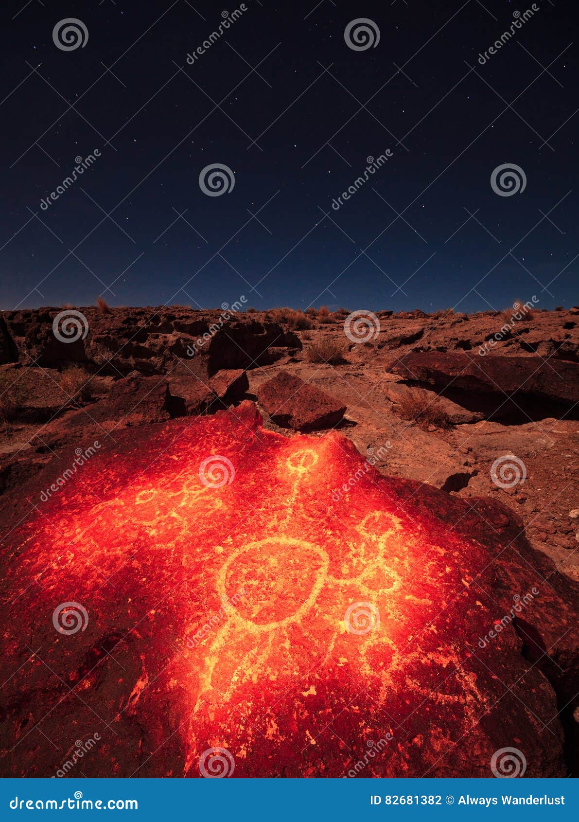 Volcanic Tablelands Petroglyph Stock Photo - Image of natural, outside ...