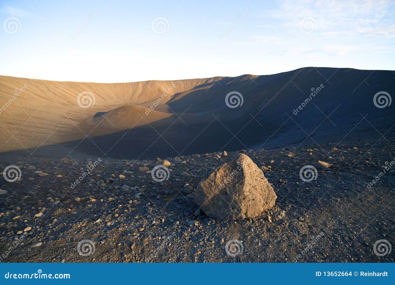 Volcano 1 stock photo. Image of hverfell, iceland, silent - 13652664