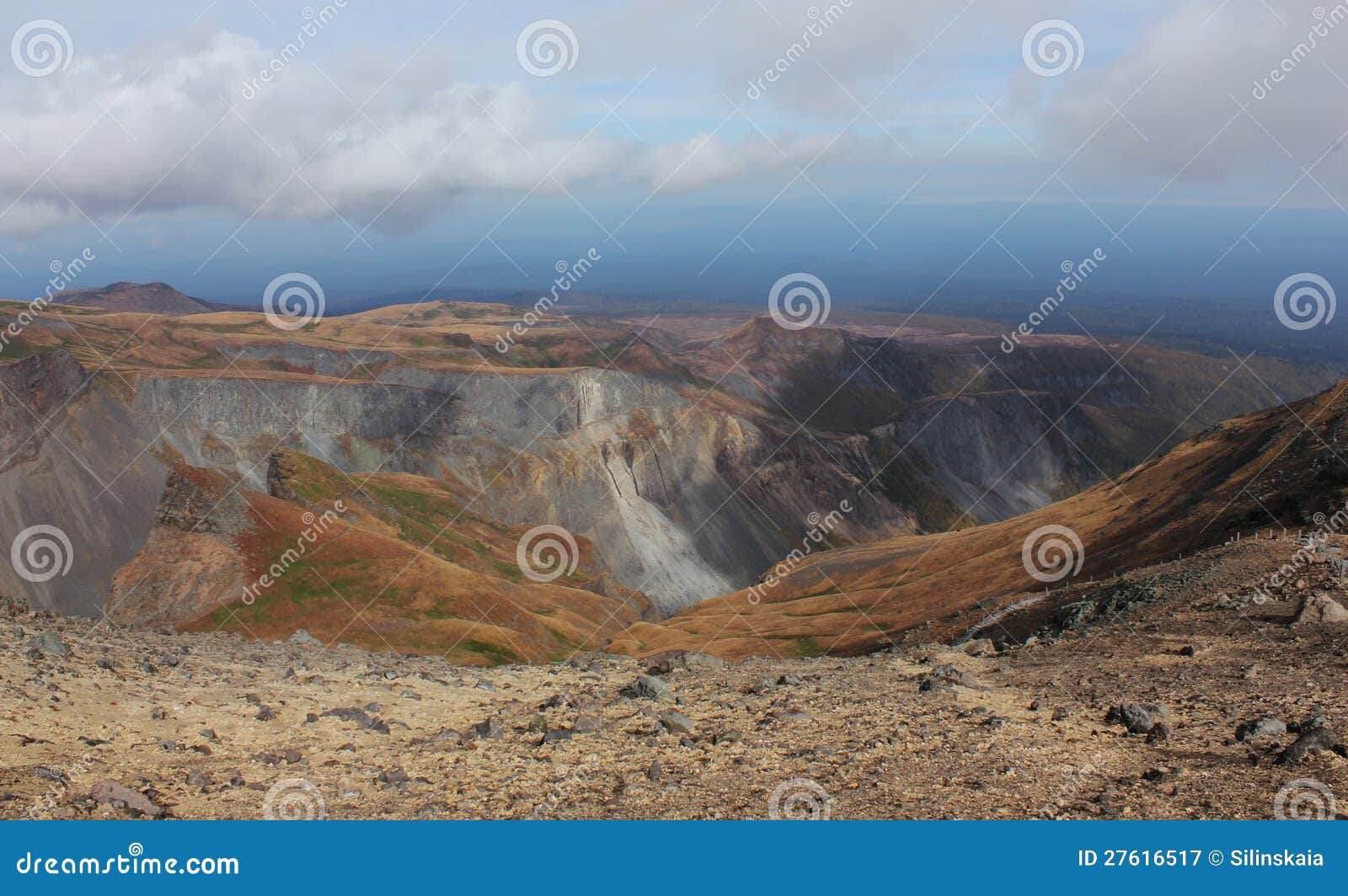 Volcano Baytoushan in Changbaishan. China. Stock Image - Image of ...