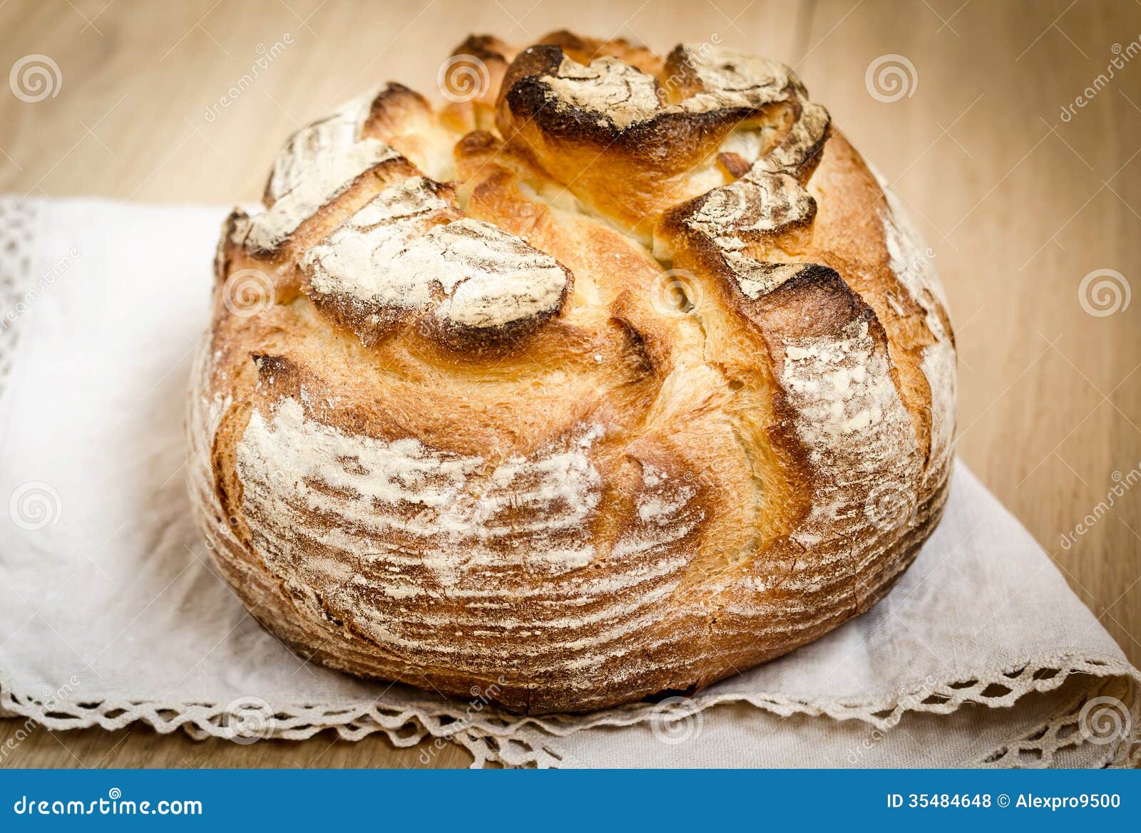 Volcano bread stock photo. Image of golden, cereal, flour - 35484648