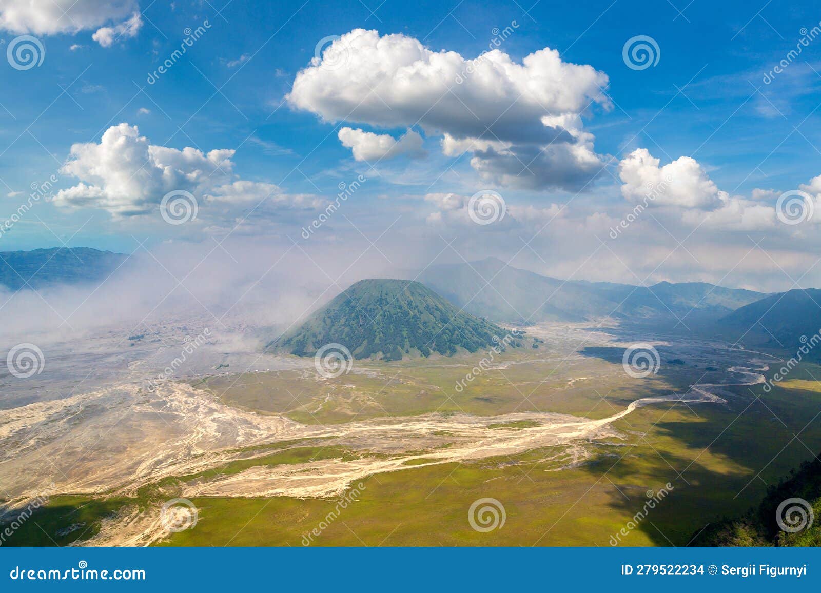 Volcano Bromo, Java stock photo. Image of sunny, dust - 279522234