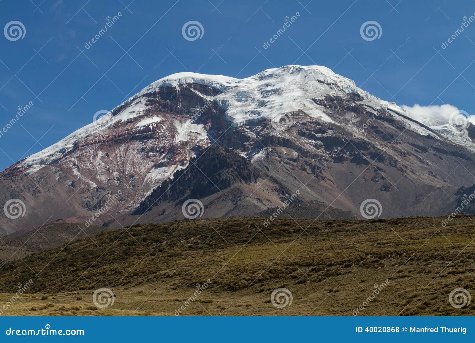 Volcano Chimborazo stock photo. Image of andes, glacier - 40020868