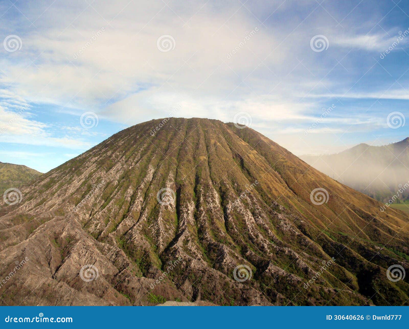Volcano cone stock photo. Image of exciting, climb, force - 30640626