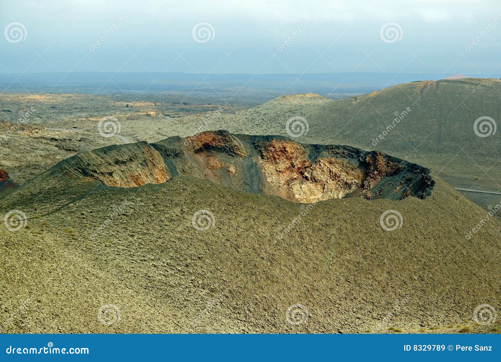 Volcano Crater Of Trou Aux Cerfs In Mauritius Royalty-Free Stock Image ...