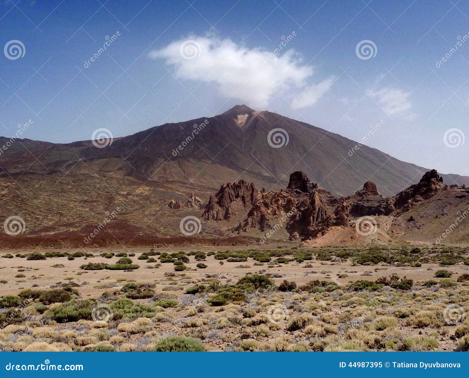 Volcano editorial image. Image of desert, volcano, crater - 44987395