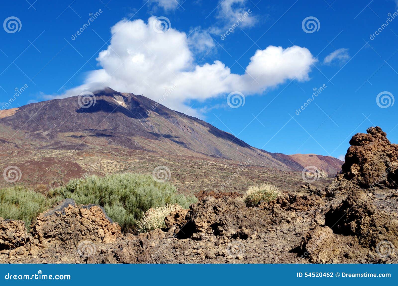 Beautiful Landscape of Volcano El Teide National Parc, Tenerife Stock ...