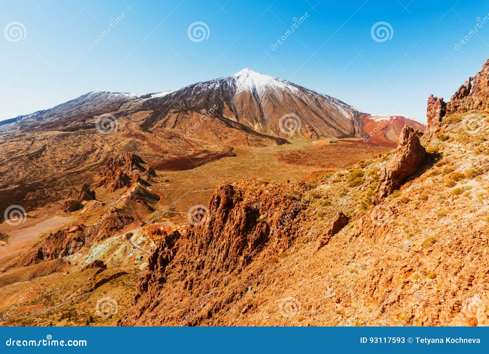 Volcano El Teide in Tenerife, Spain Stock Image - Image of nature ...