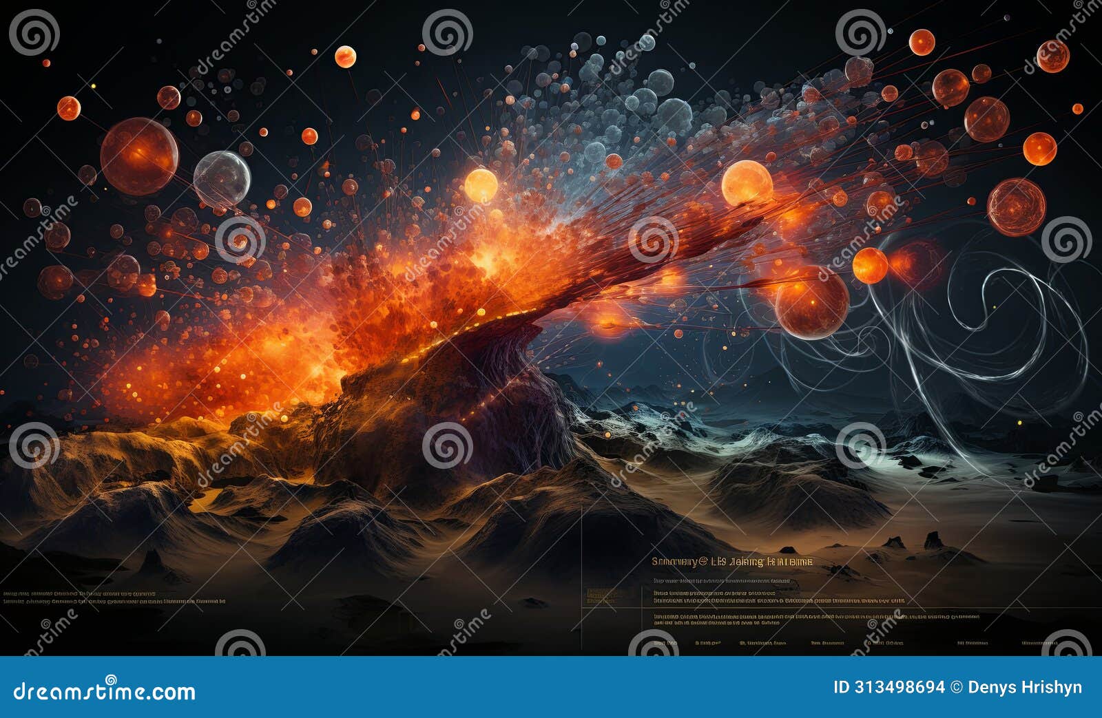 Volcano Erupting in Explosive Display Stock Photo - Image of seismic ...