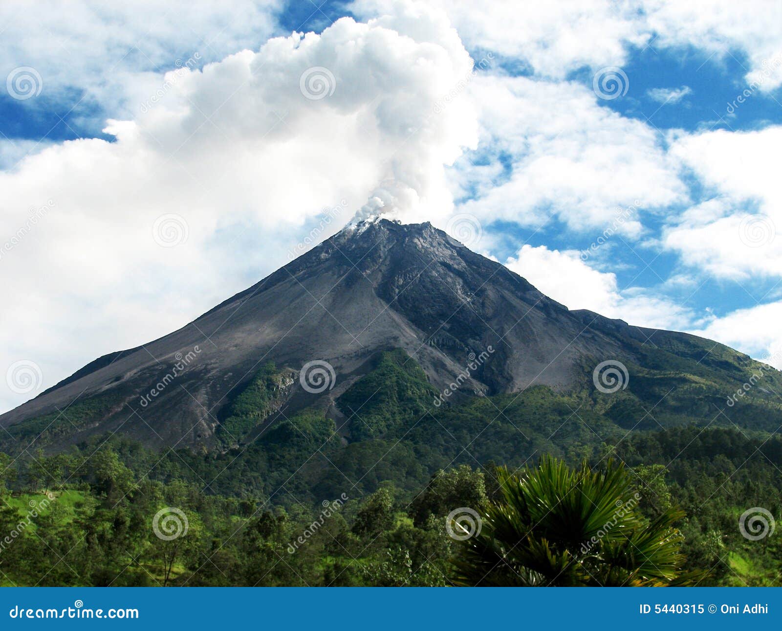 Volcano eruption effect stock image. Image of eruption - 5440315