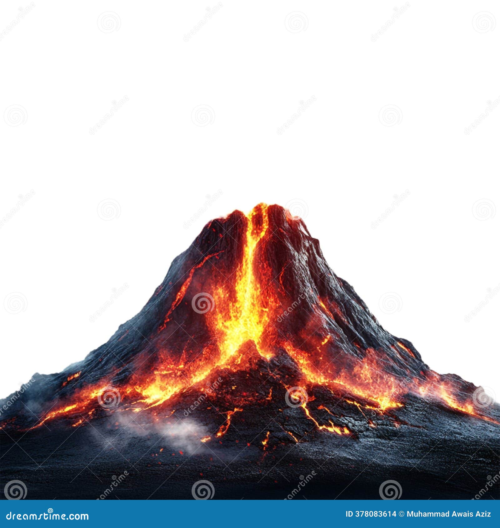 Volcano Eruptions And Volcanologist Isometric Icons Vector Illustration ...