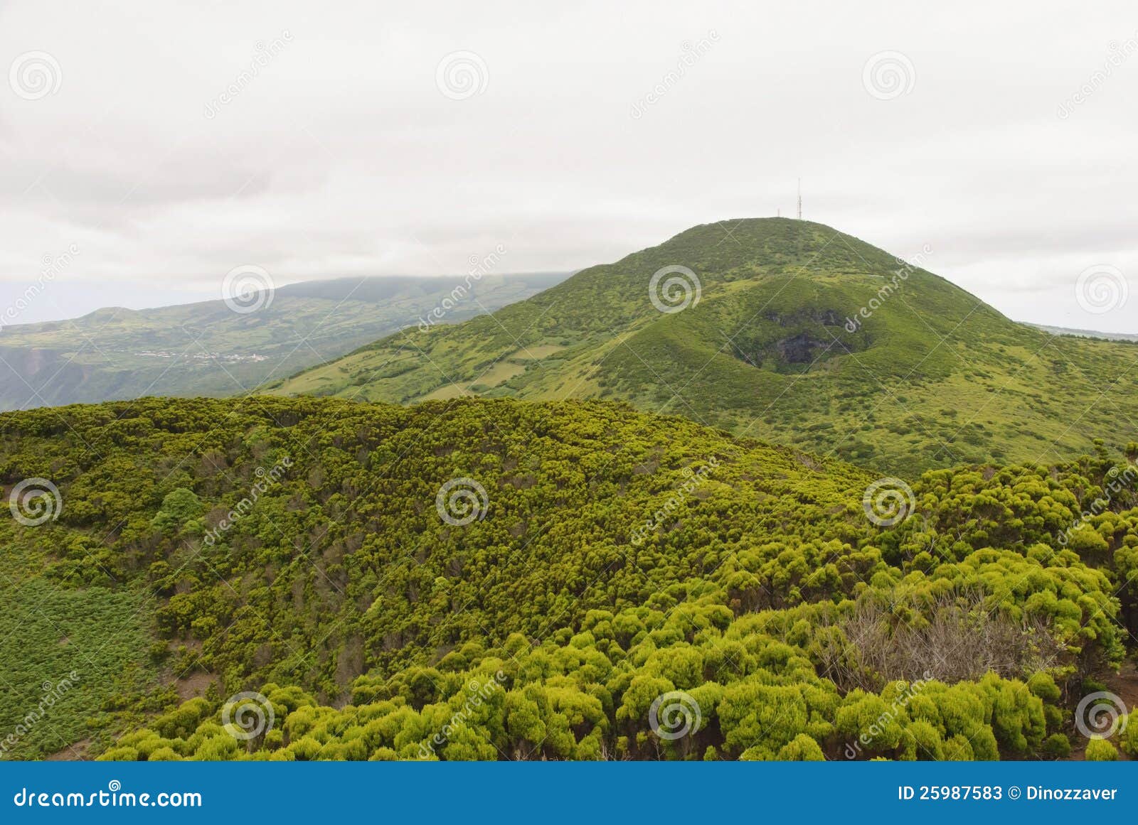 Volcano, Faial stock image. Image of huge, geologic, reserve - 25987583