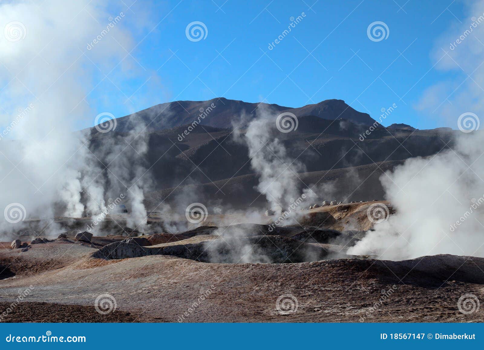 Volcano Fumarolas, Bolivia. Stock Image - Image of destinations ...