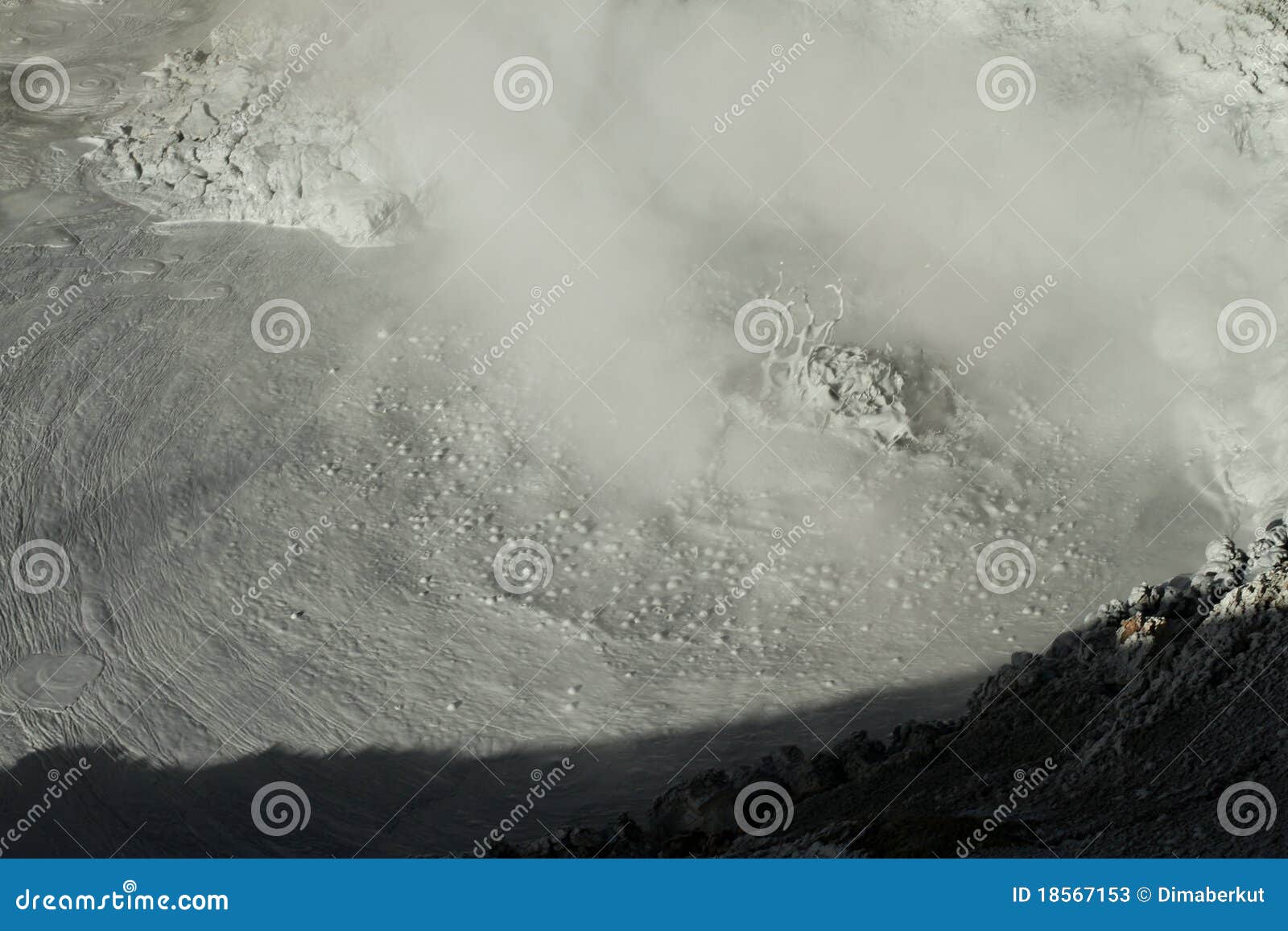 Volcano Fumarolas, Bolivia. Stock Image - Image of liquid, boiling ...