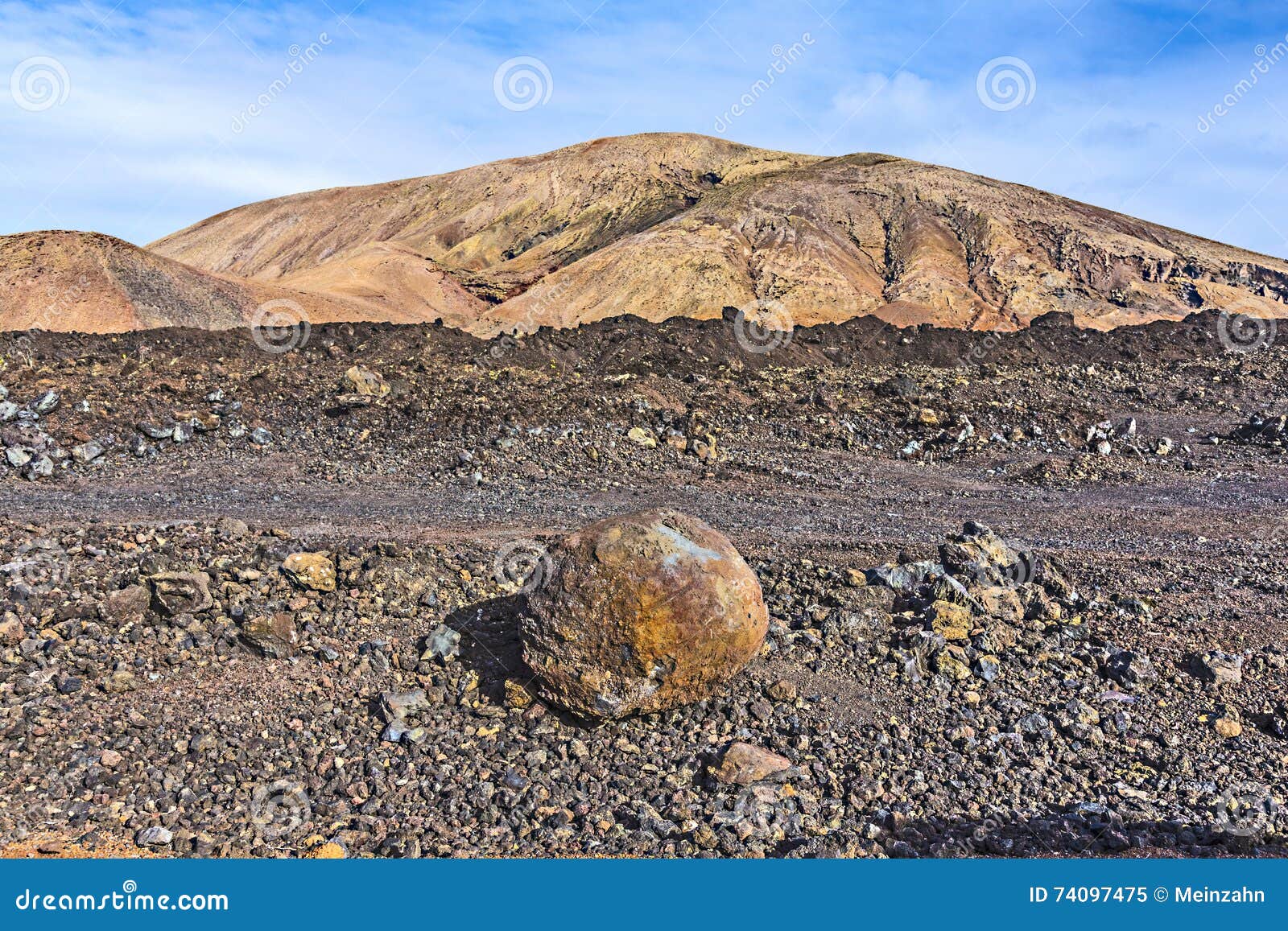 Volcano Ground Details on Lanzarote Island Stock Image - Image of ...