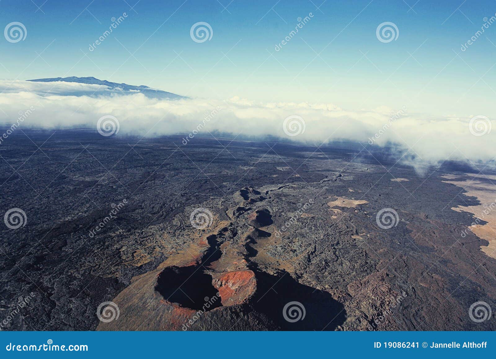 Volcano on Island of Hawaii Stock Image - Image of high, rugged: 19086241
