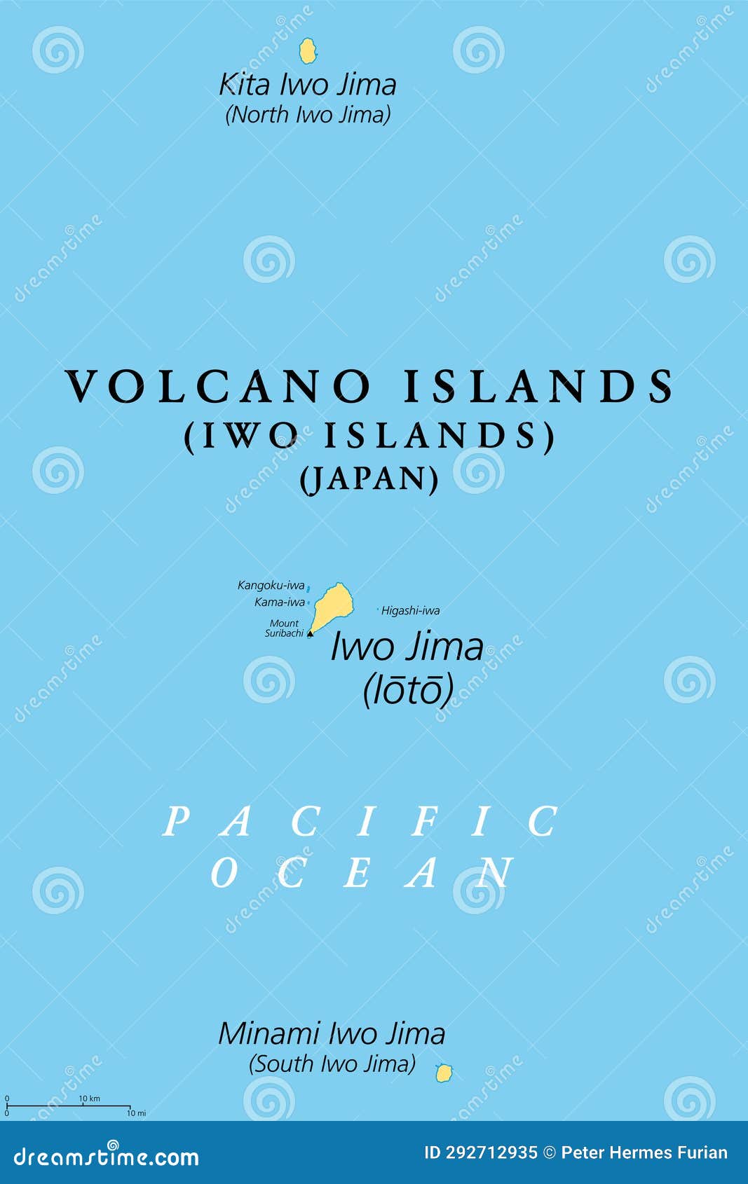 Volcano Islands, Also Iwo Islands, Volcanic Island Group of Japan ...