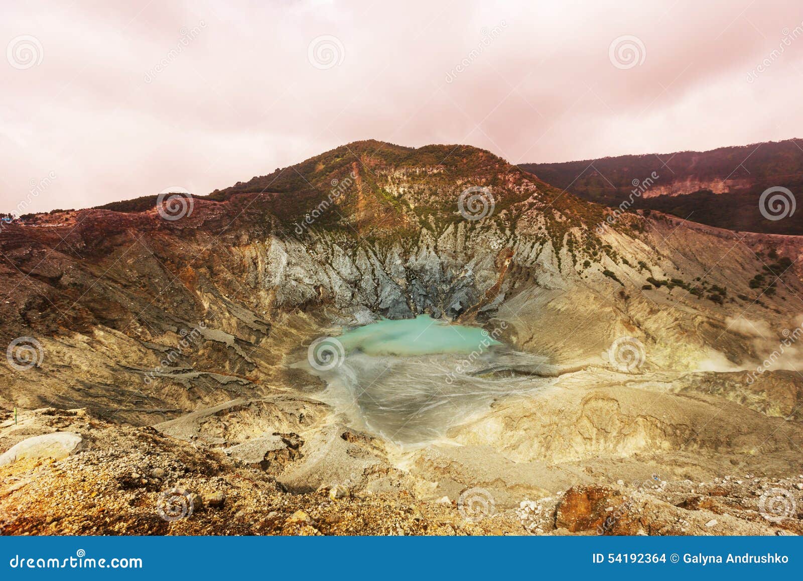 Volcano in Java stock photo. Image of natural, west, volcanic - 54192364