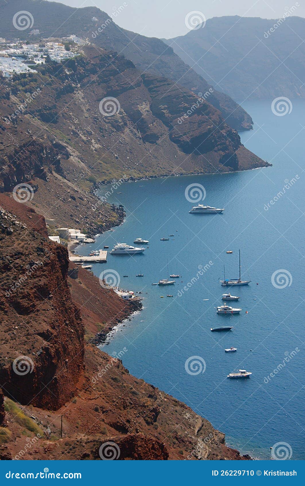 Volcano land stock photo. Image of boat, view, landscape - 26229710